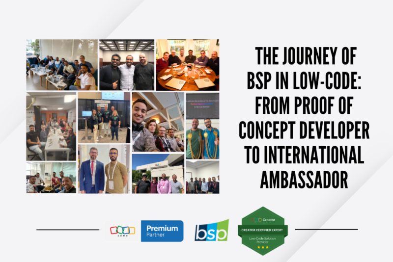 The Journey of BSP in Low-Code: From Developer to International Ambassador
